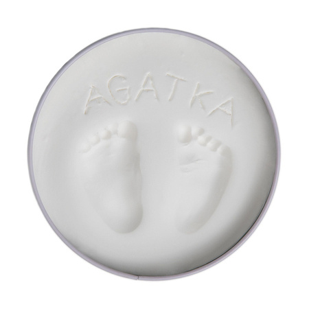 Odcisk Bobasa Pudełko na odcisk rączki lub stopy różowy różowy | Pokój ...